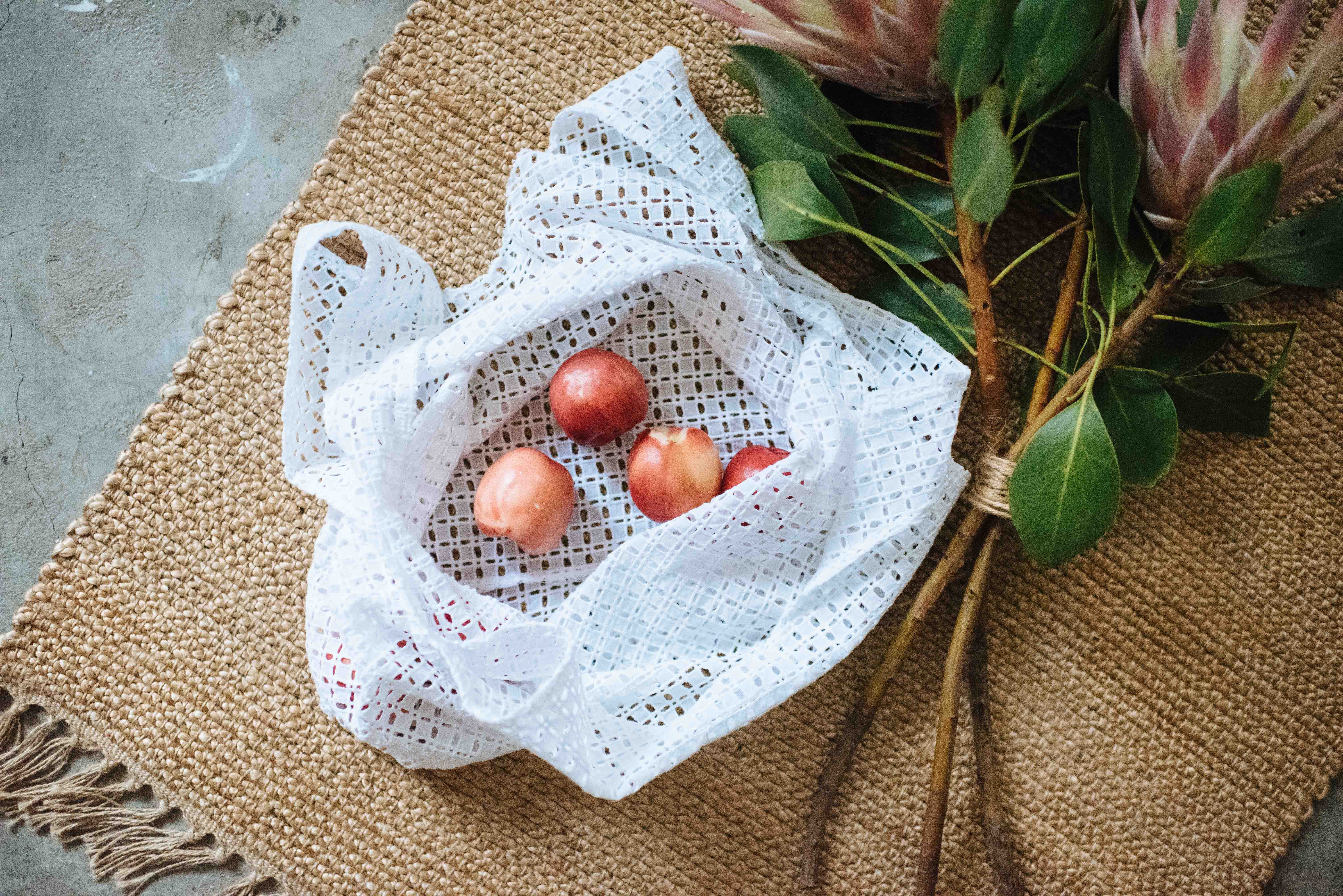 DIY Lace Sling Tote | Geneva Vanderzeil